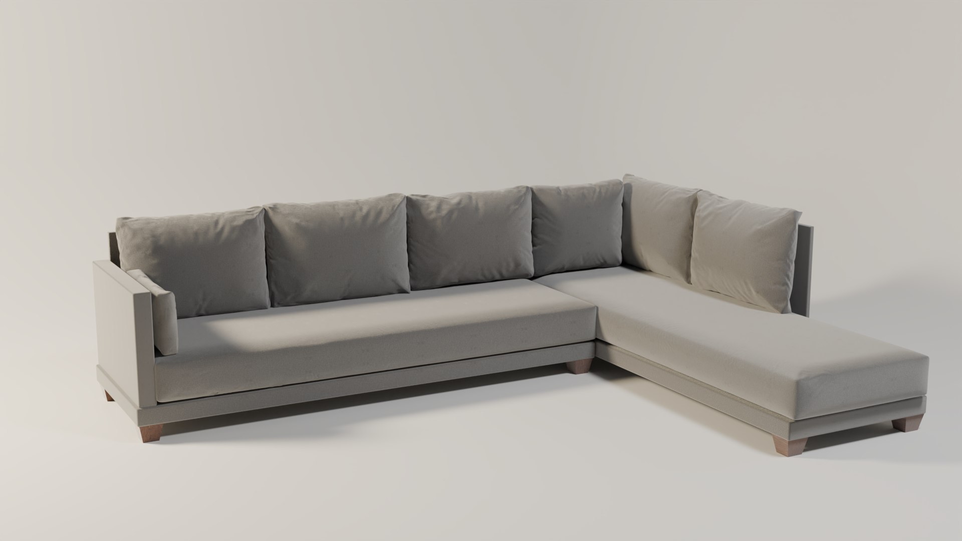 3D Simple Couch - TurboSquid 2240601