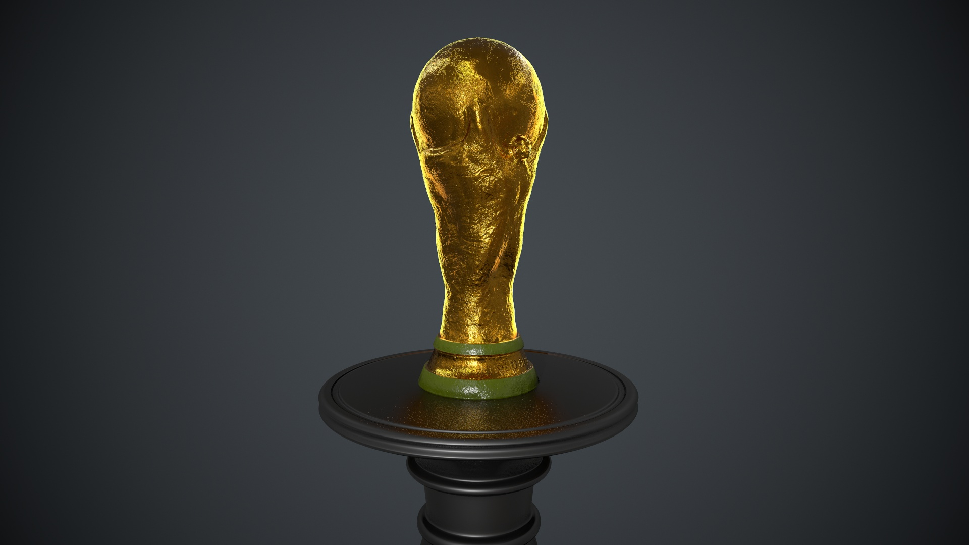 3D Football Soccer World Cup Trophy Game Ready - TurboSquid 2208448