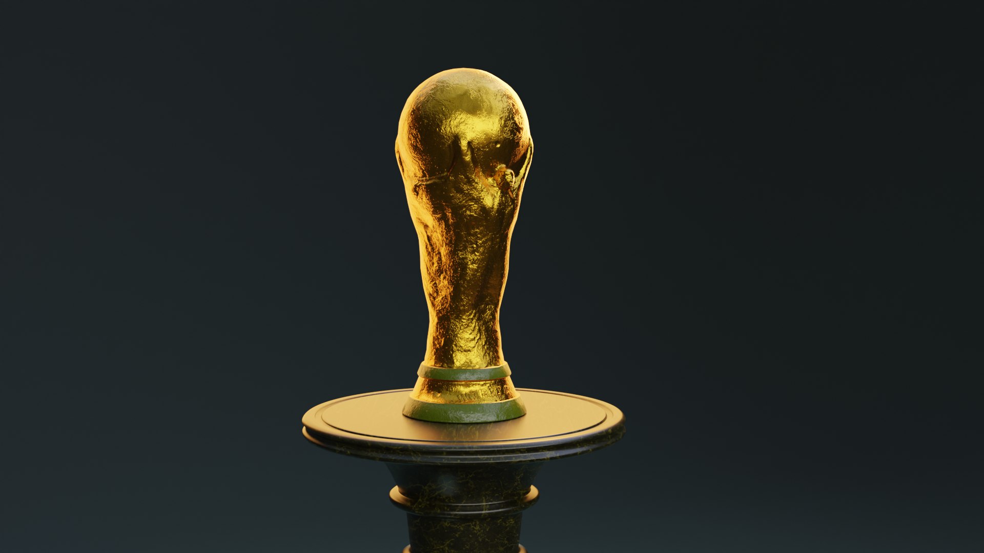 3D Football Soccer World Cup Trophy Game Ready - TurboSquid 2208448