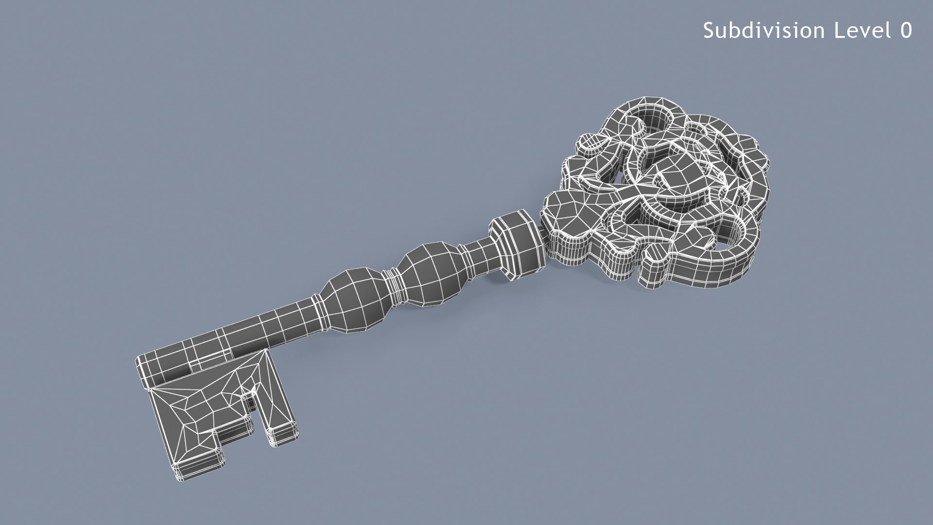 3D Model Key Silver 11 - TurboSquid 2005888