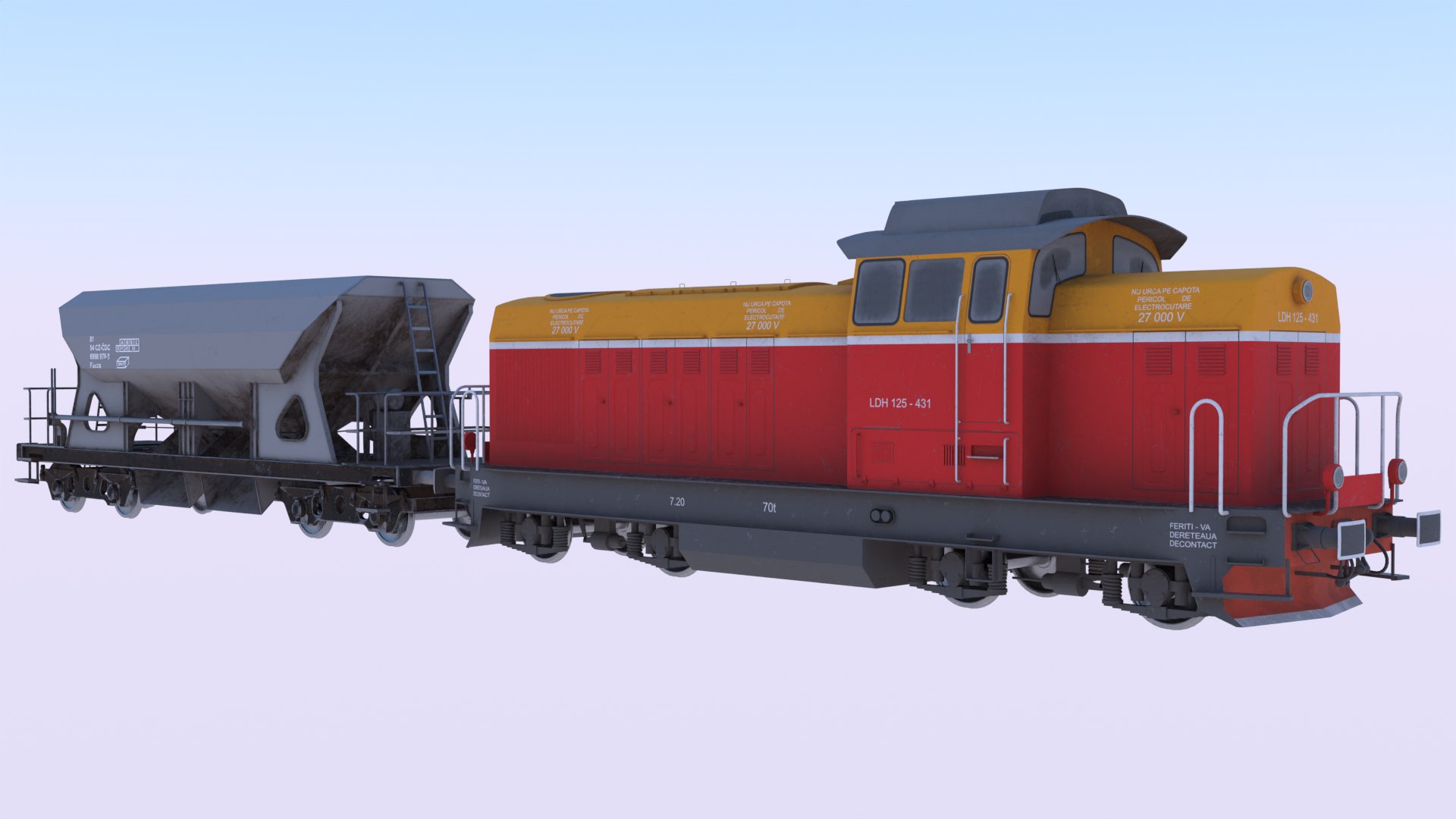 3D Cargo Trains PBR Collection - TurboSquid 2283541