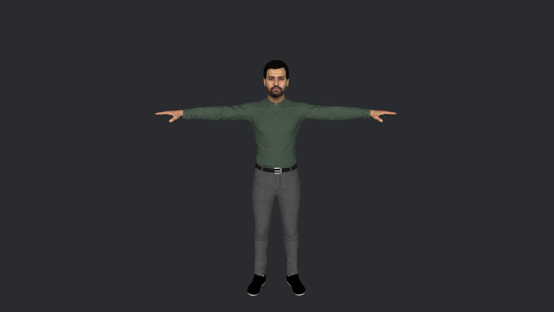 Rohit Sharma Hyper Realistic Full Body Fully Rigged Character 3D Model ...
