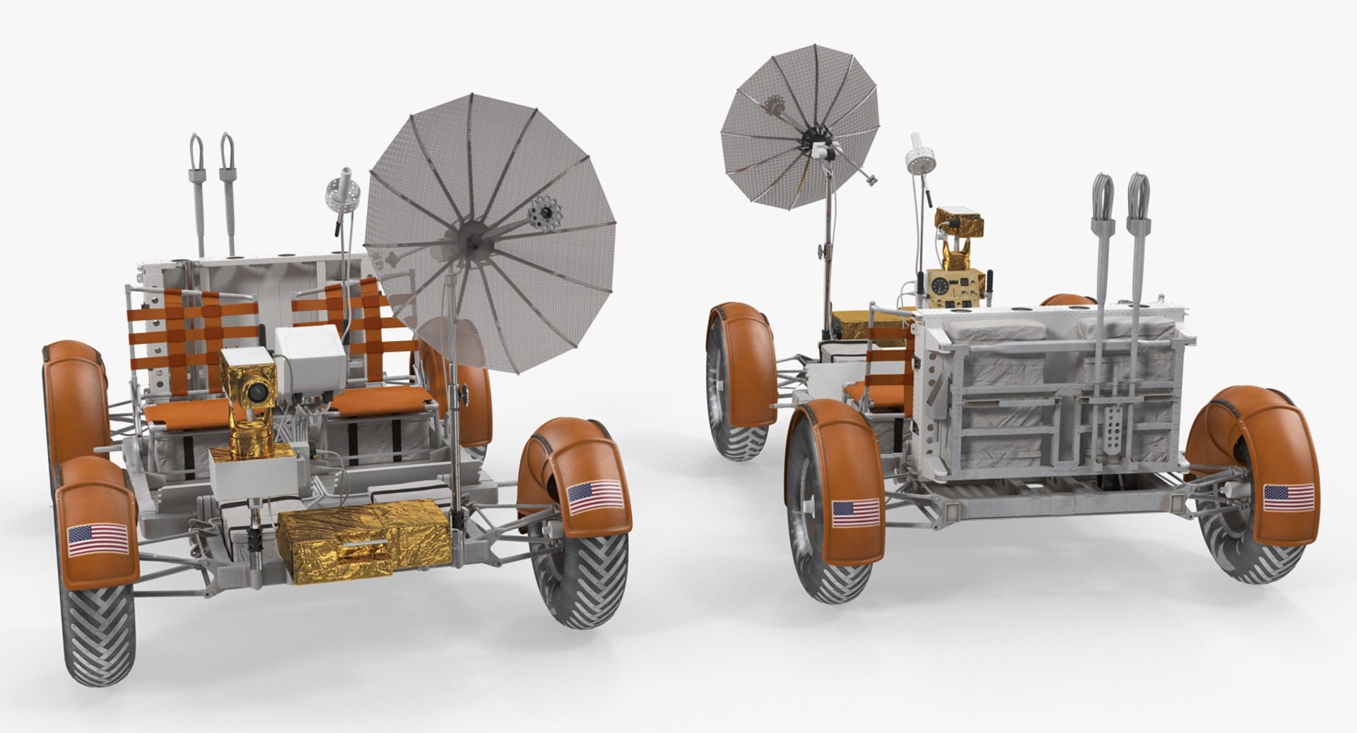 3D Model Lunar Roving Vehicle Apollo - TurboSquid 1268652
