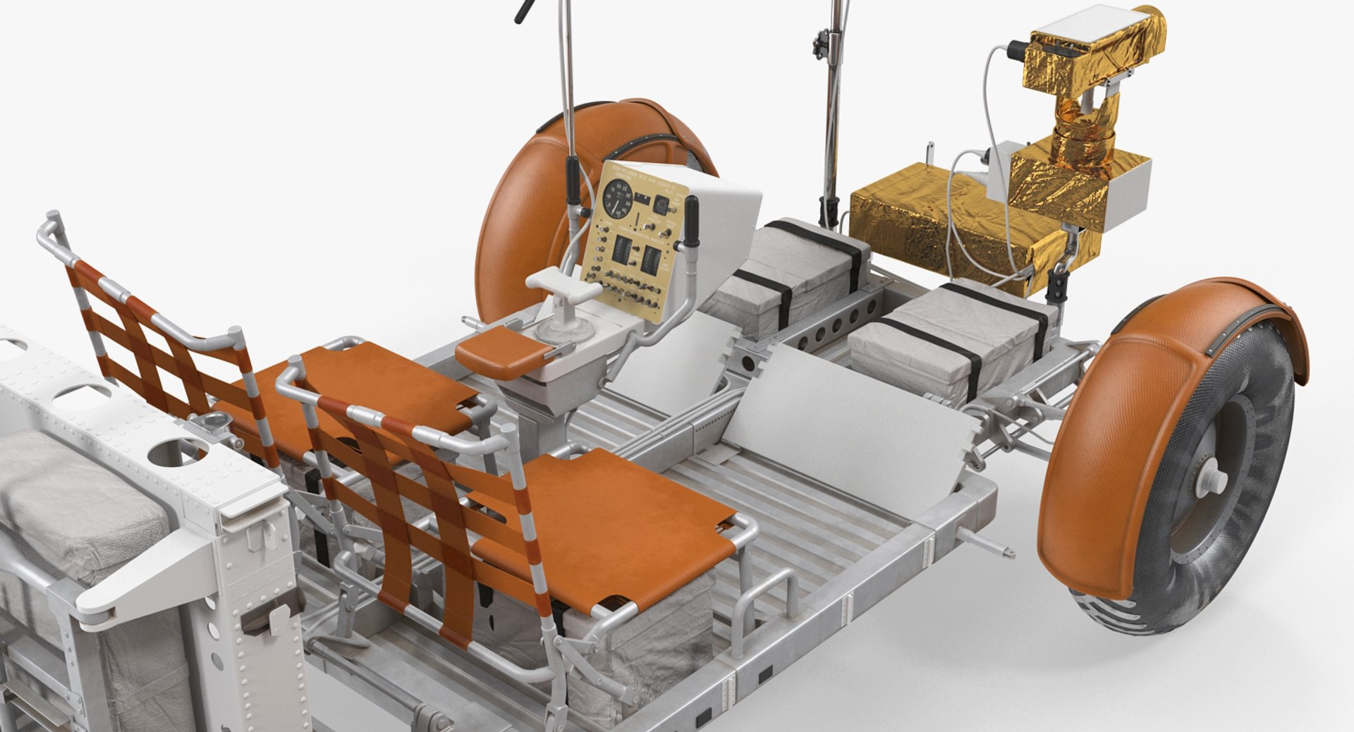 3D Model Lunar Roving Vehicle Apollo - TurboSquid 1268652