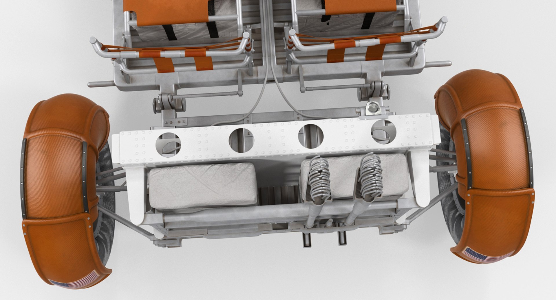 3D model lunar roving vehicle apollo - TurboSquid 1268652