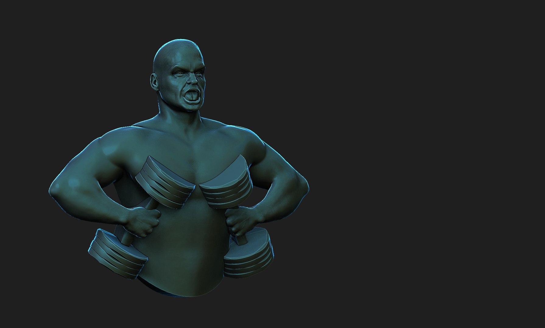 Bodybuilder2 3D Model - TurboSquid 2141982