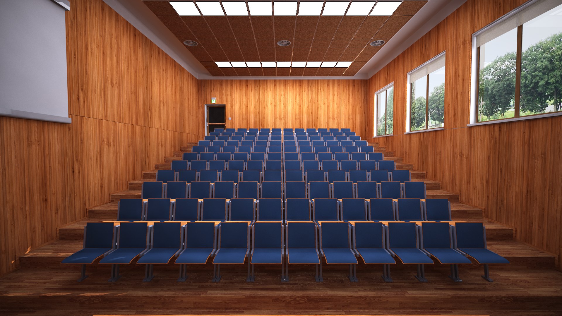 Lecture Hall 3D Model - TurboSquid 1496018