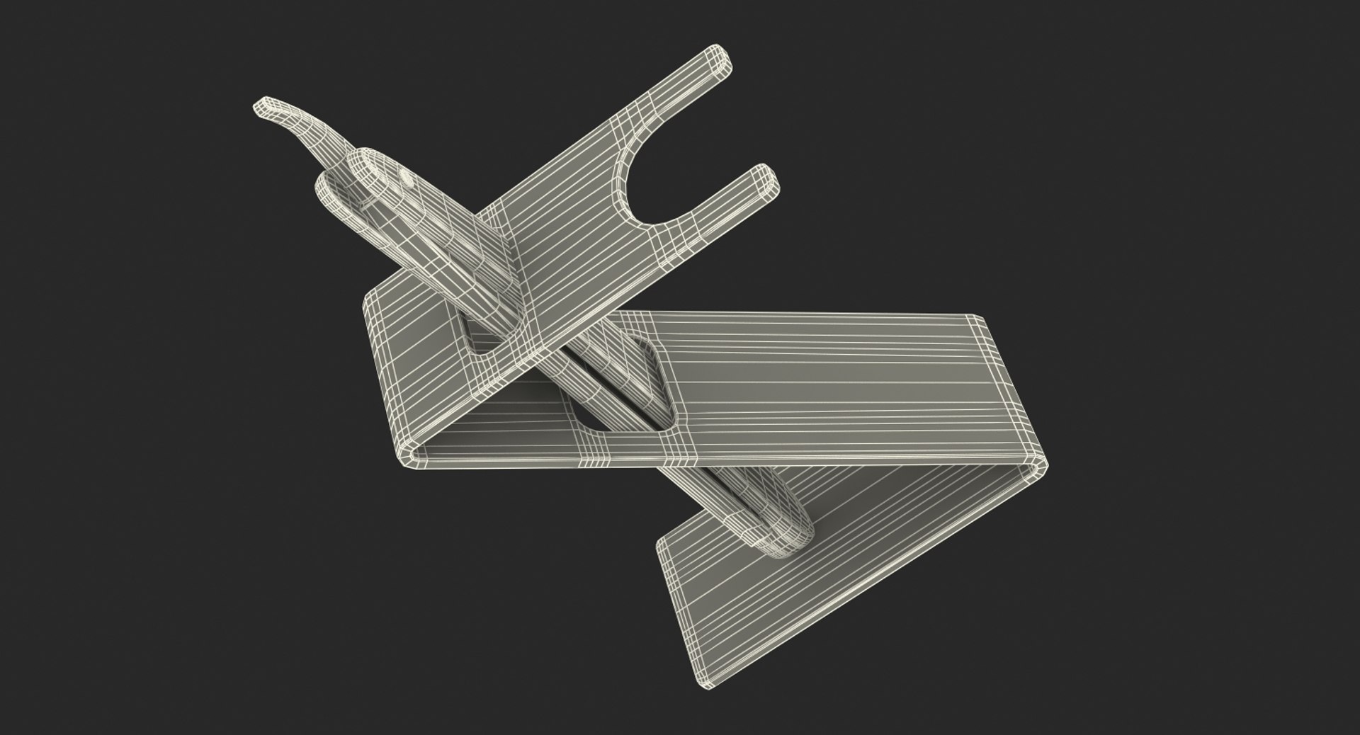 Shaving Folding Razor Holder 3D - TurboSquid 1430810