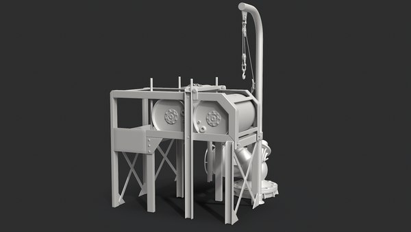 Depth Charge Projector Mk6 loader 3D - TurboSquid 1920345