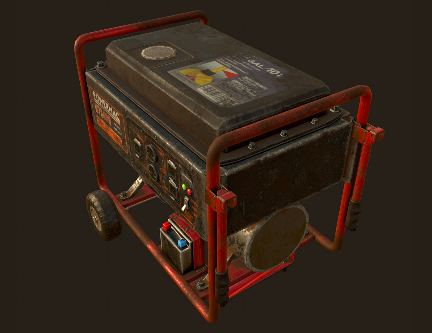 3D Ready Power Generator - - TurboSquid 1348317