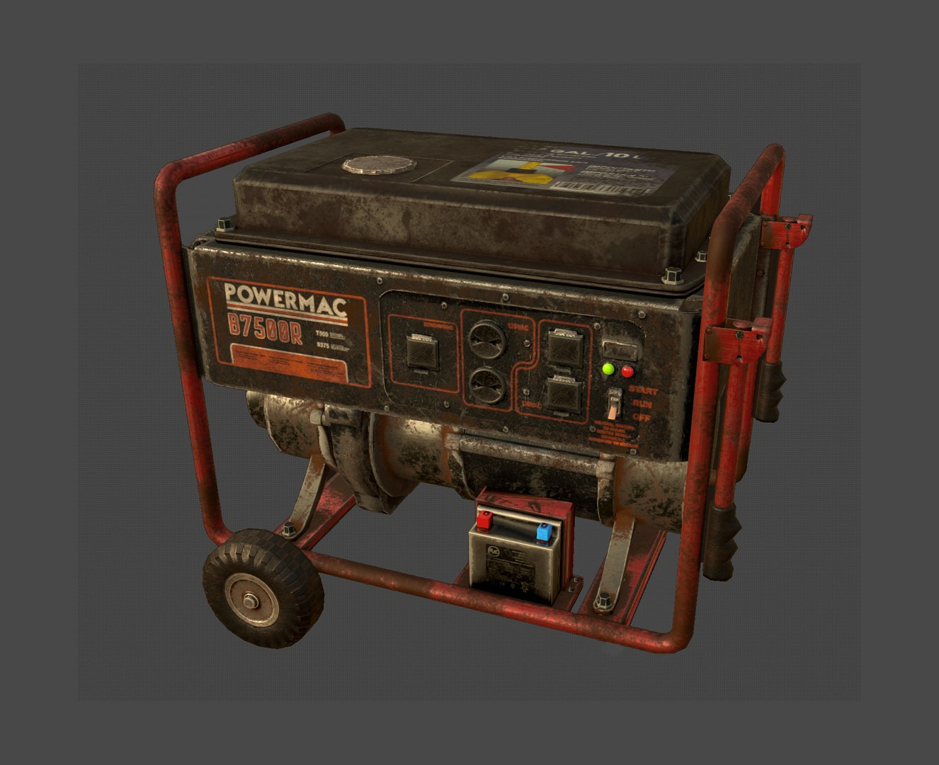 3D Ready Power Generator - - TurboSquid 1348317