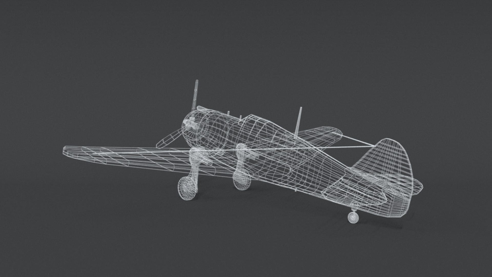 Curtiss P 36 Hawk Model - TurboSquid 1549338