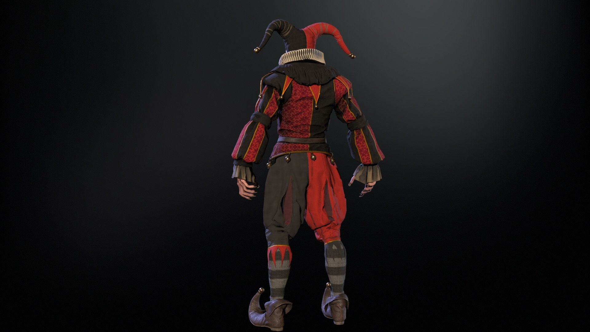 3D Model Clown Jester - TurboSquid 2254428