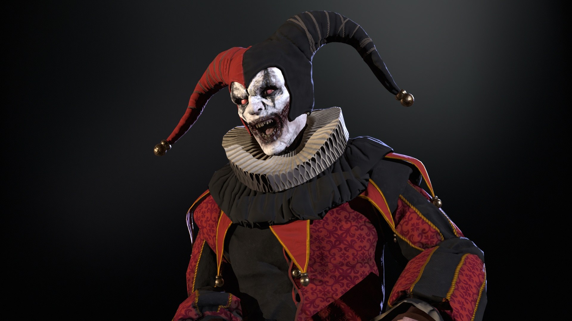 3D Model Clown Jester - TurboSquid 2254428