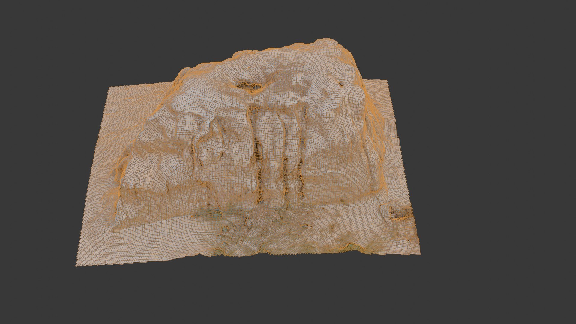 Eroded Mud Cliff 3D Scanned Low-Poly Model 3D Model - TurboSquid 2393296