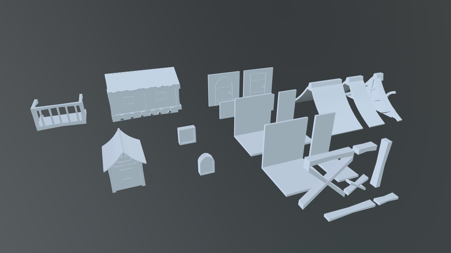 3D Medieval Modular Kit - TurboSquid 2241791