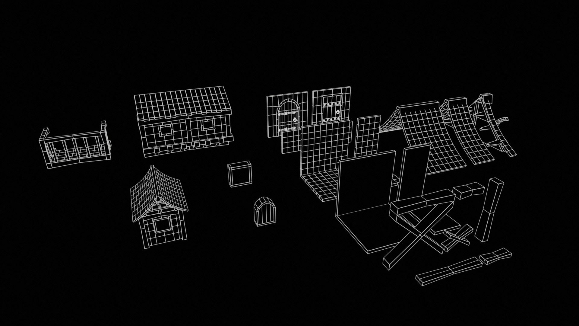 3D Medieval Modular Kit - TurboSquid 2241791