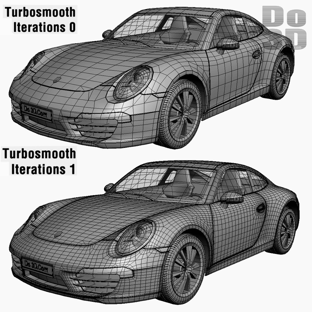 3d model porsche 911 carrera