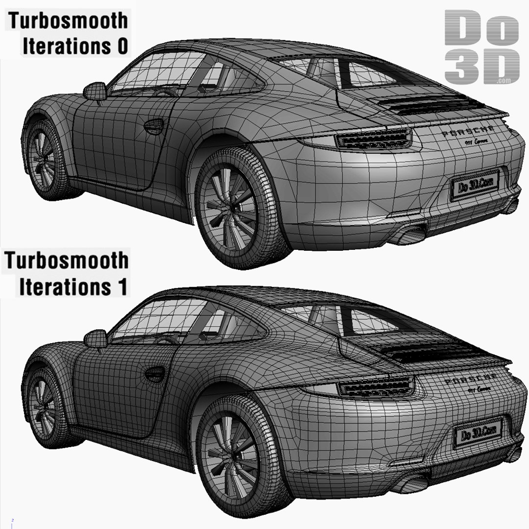 3d model porsche 911 carrera
