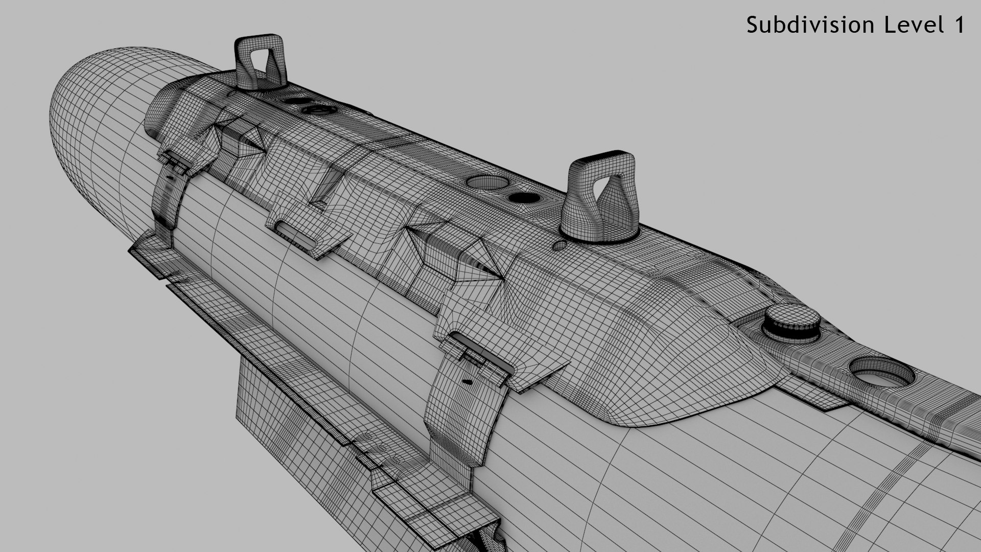 3d gbu-31 v jdam bomb model