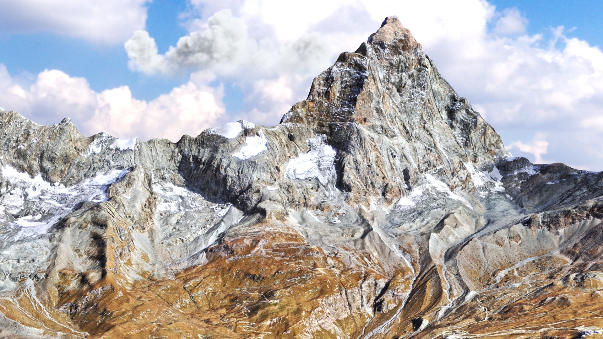 Mountain Landscape 3D - TurboSquid 2151881