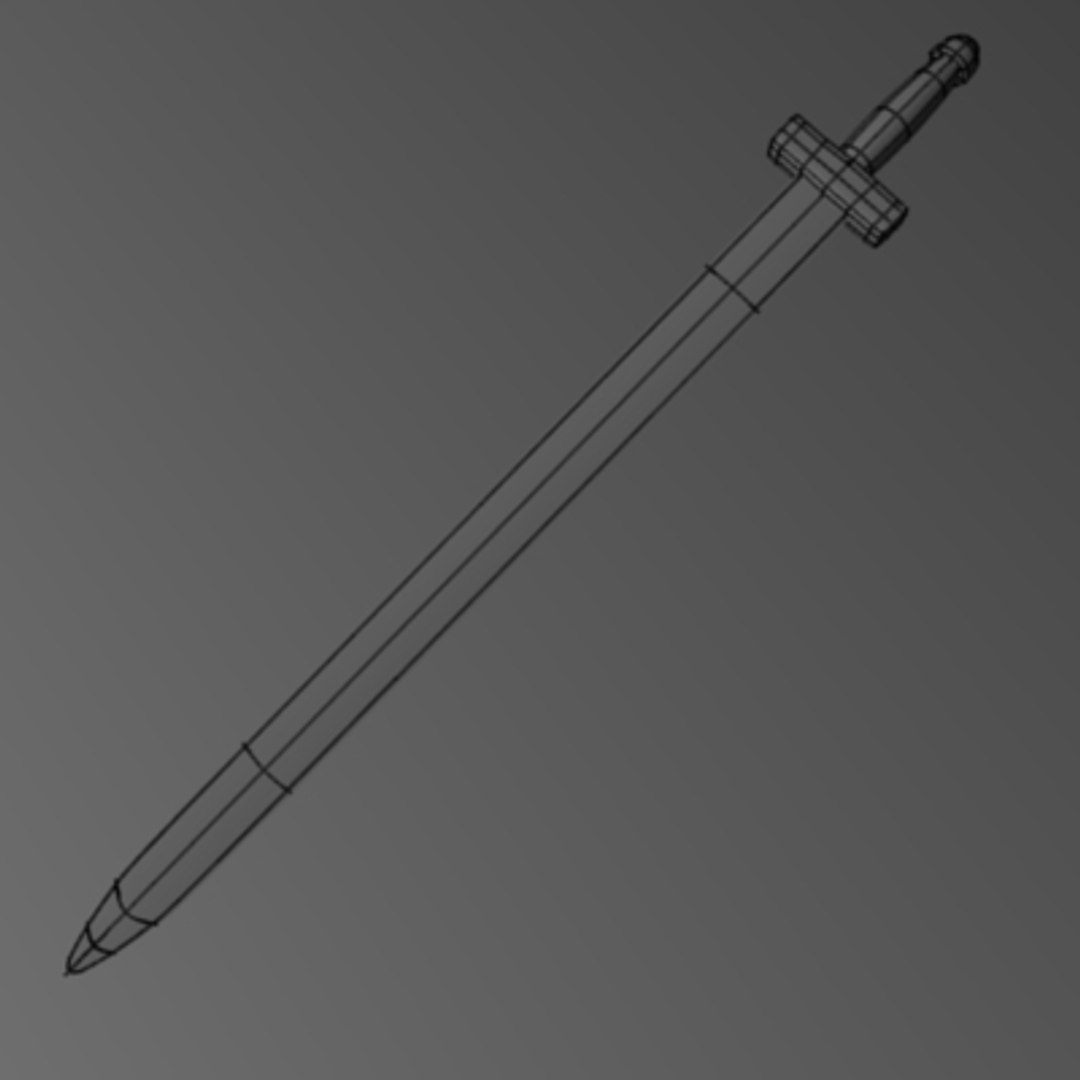sword 3d model