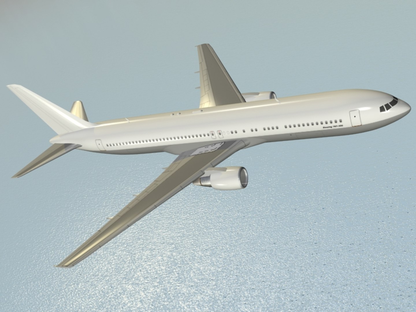 Boeing 767-300 Er Airliner 3d Model
