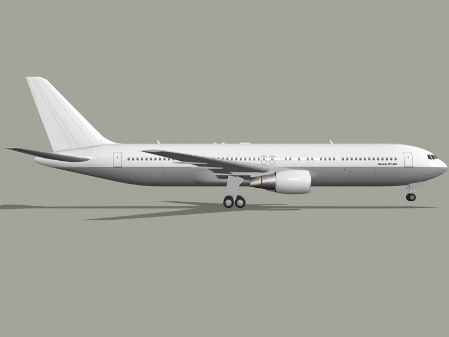 Boeing 767-300 Er Airliner 3d Model