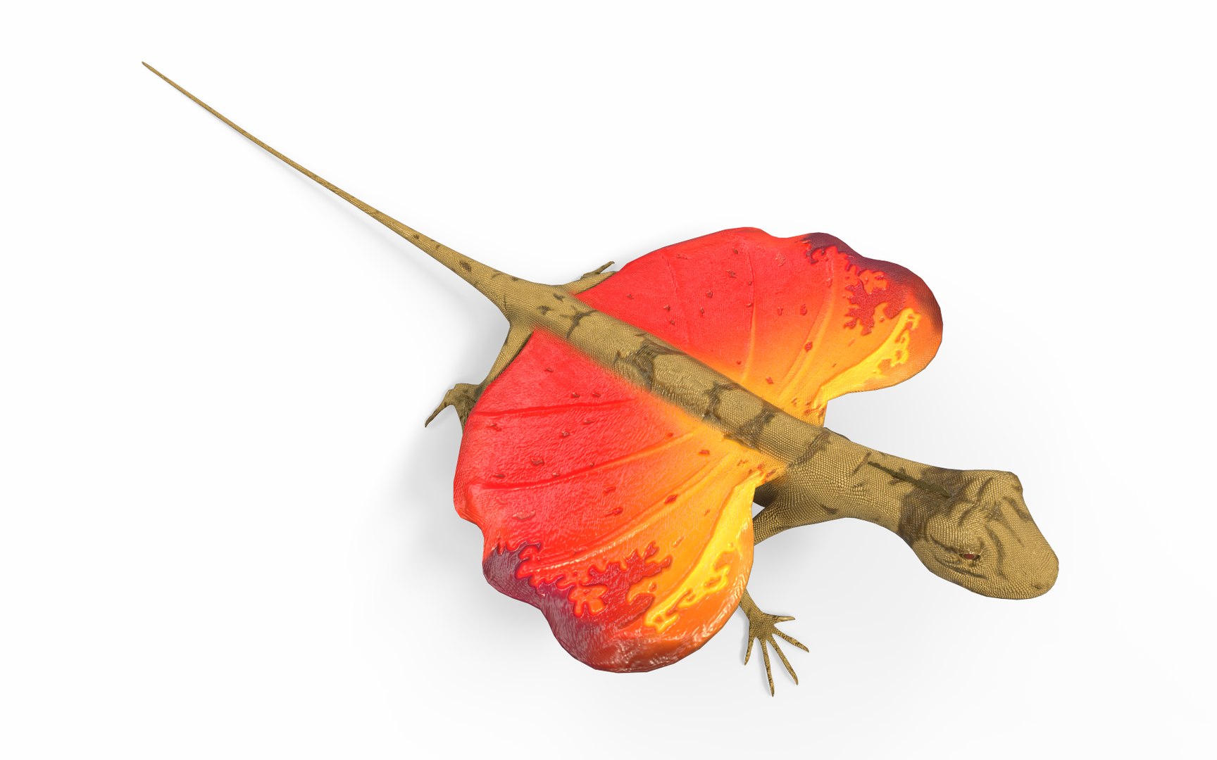 3D Flying Lizard - TurboSquid 2253482