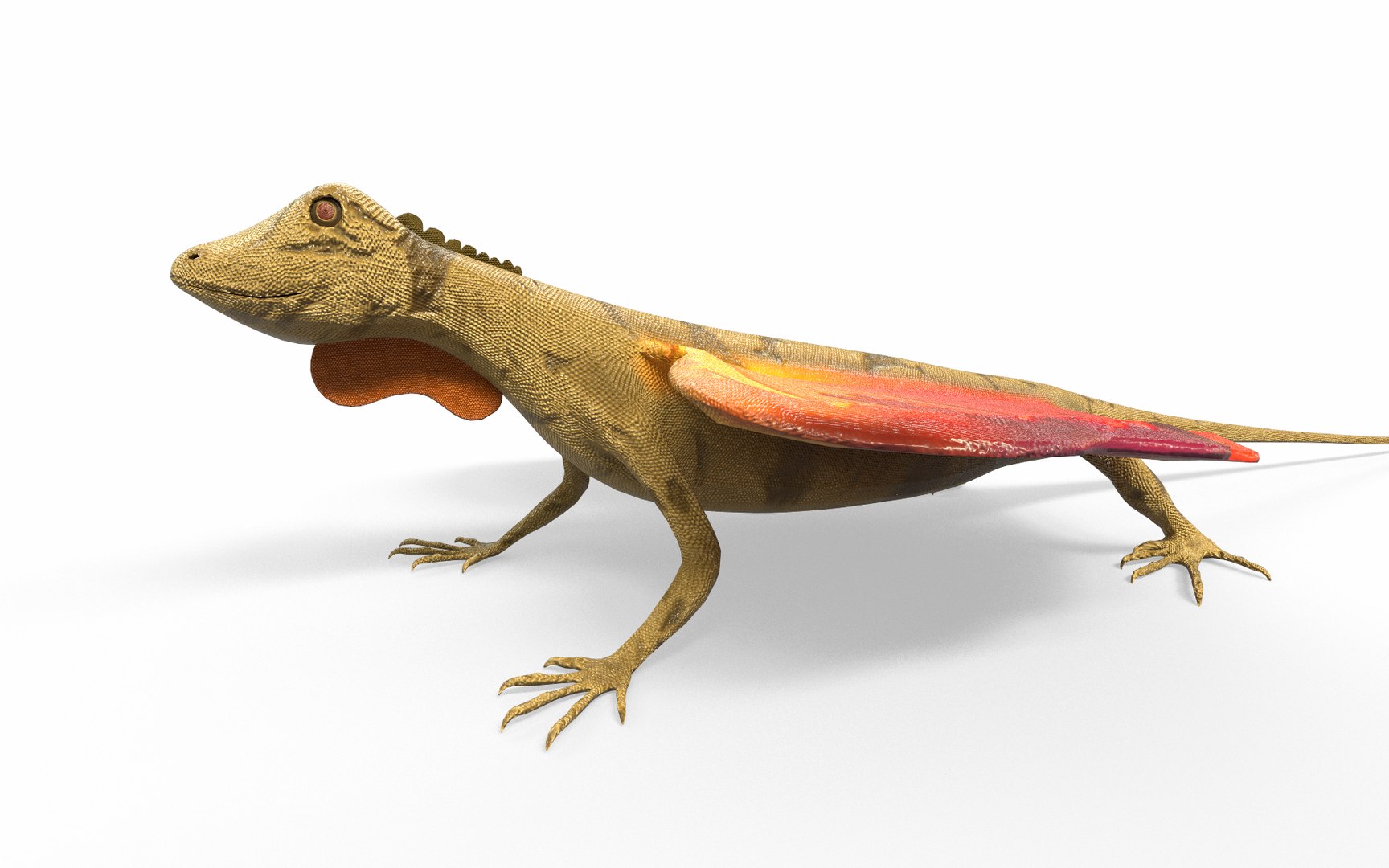 3D Flying Lizard - TurboSquid 2253482