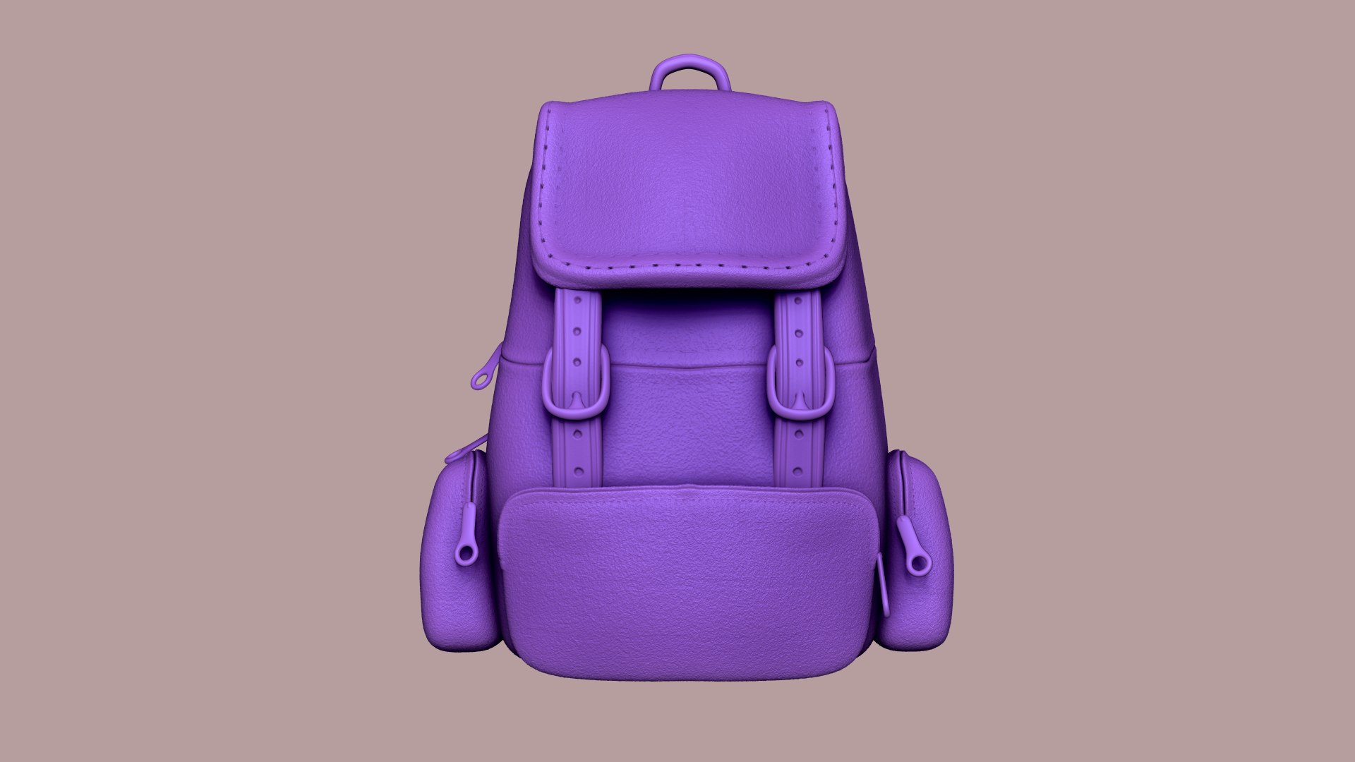 3D Basic Pink Backpack - Character Fashion Design model - TurboSquid ...