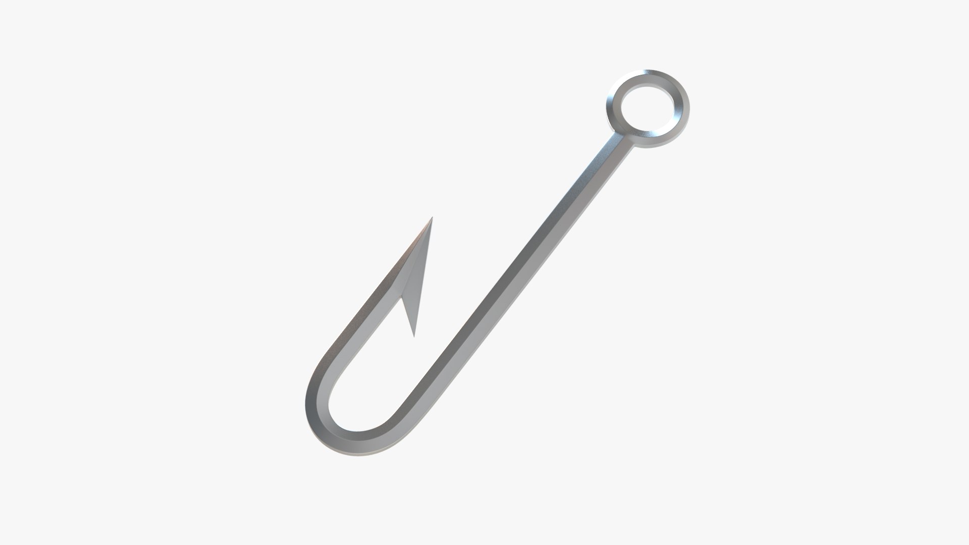 Hay Fish Hook 3D - TurboSquid 2104393
