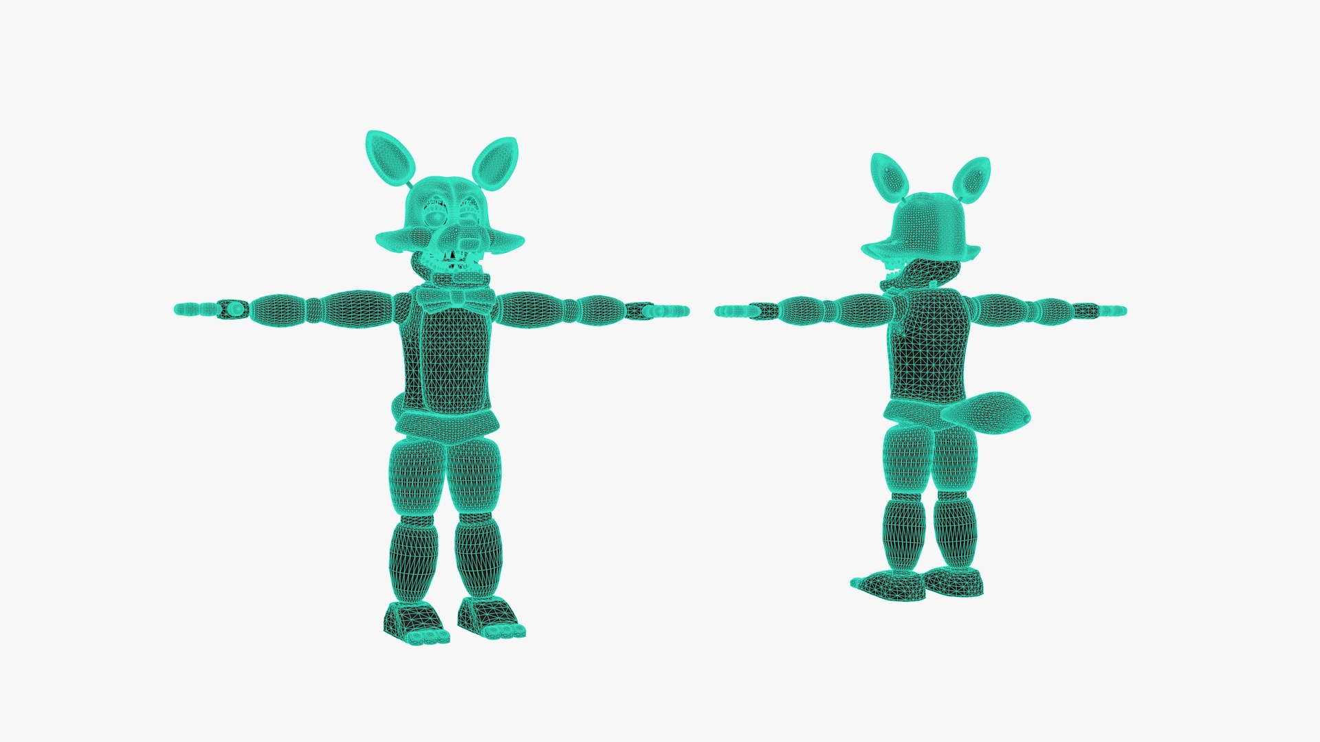 FNAF Mangle Model - TurboSquid 2363260