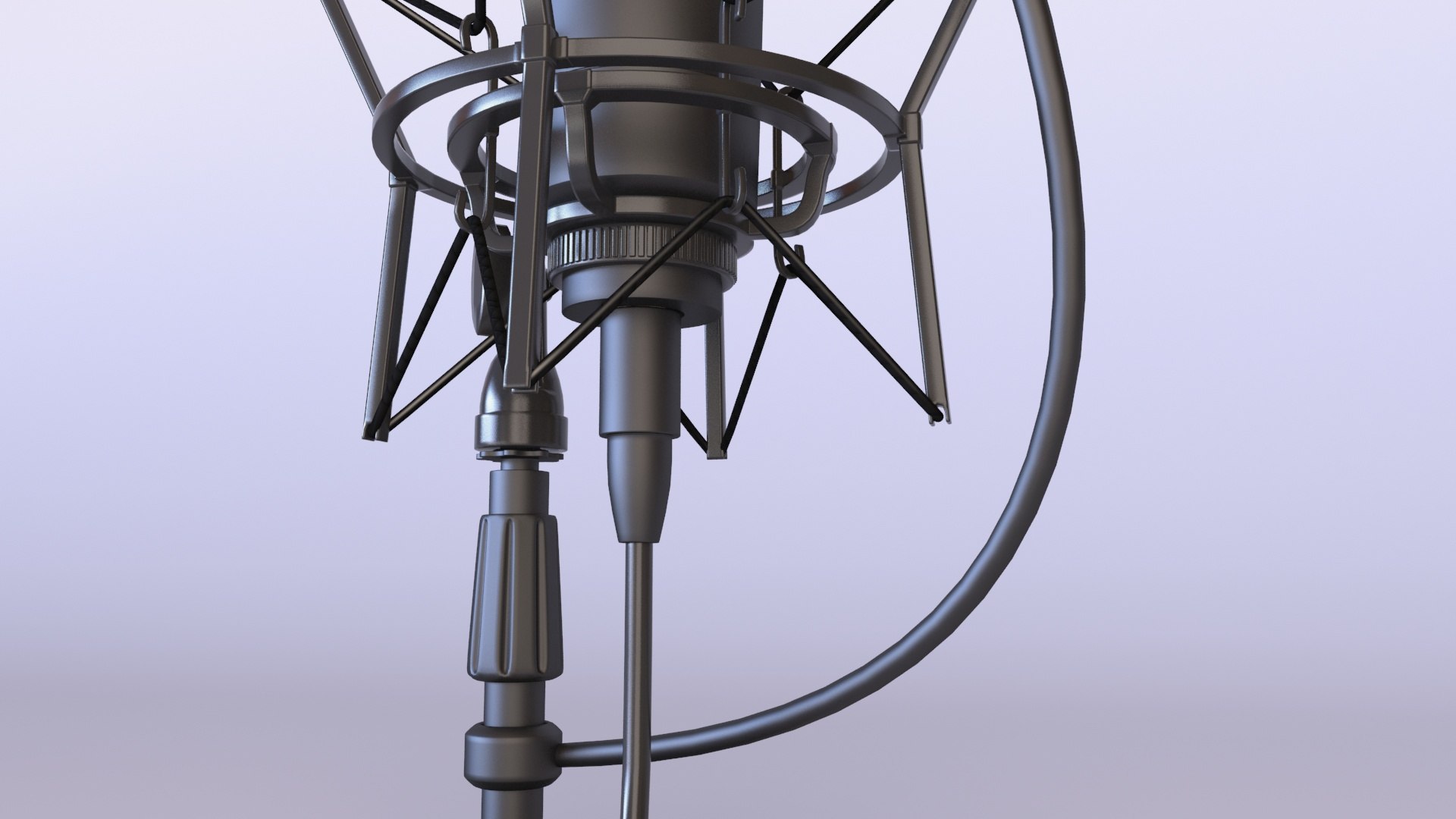 3D Model Condenser Microphone Desktop Stand - TurboSquid 1660556