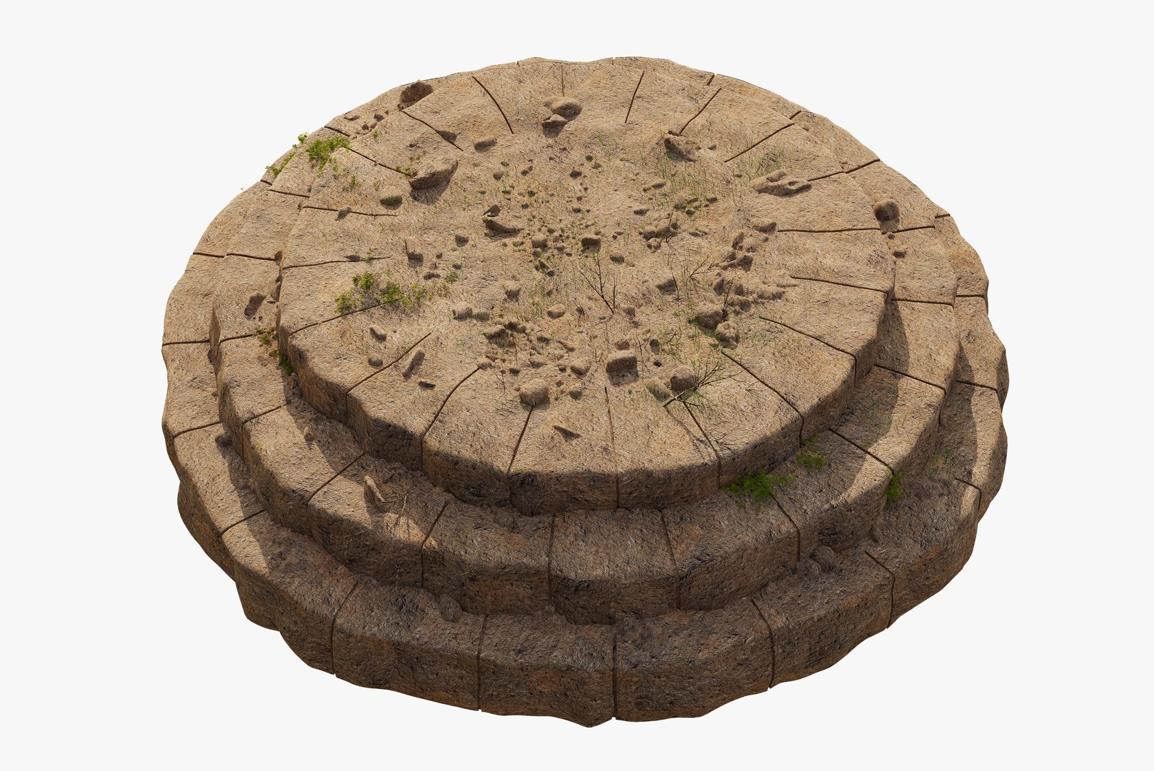 3D Acient Stone Platform - TurboSquid 1924965