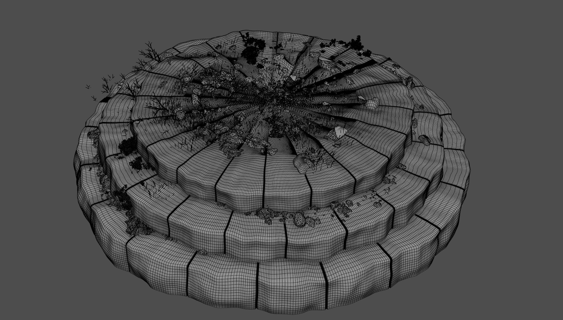 3D Acient Stone Platform - TurboSquid 1924965