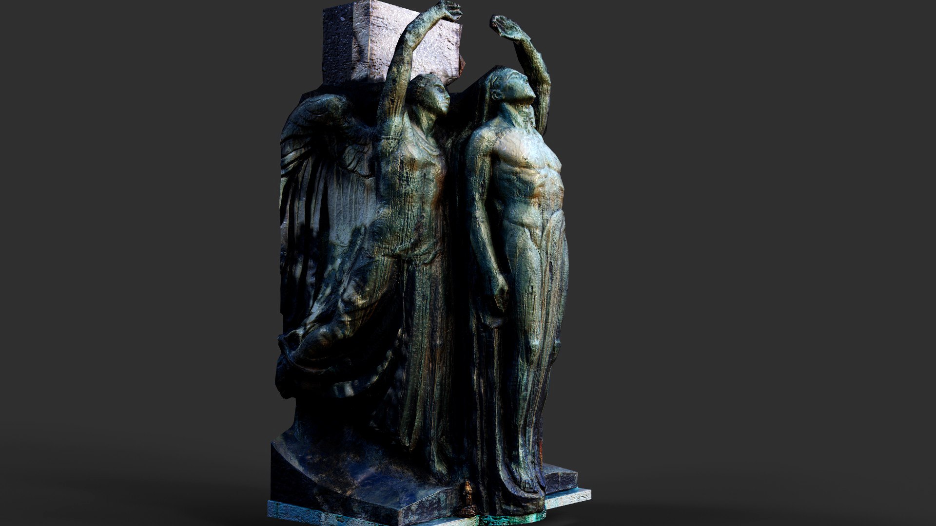 Graveyard Old Bronze Monument PBR Photogrammetry 3D Model - TurboSquid ...