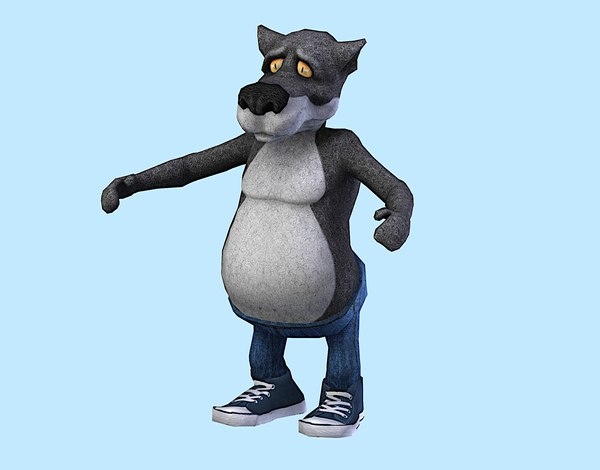 Cartoon Wolf 3D Models for Download | TurboSquid