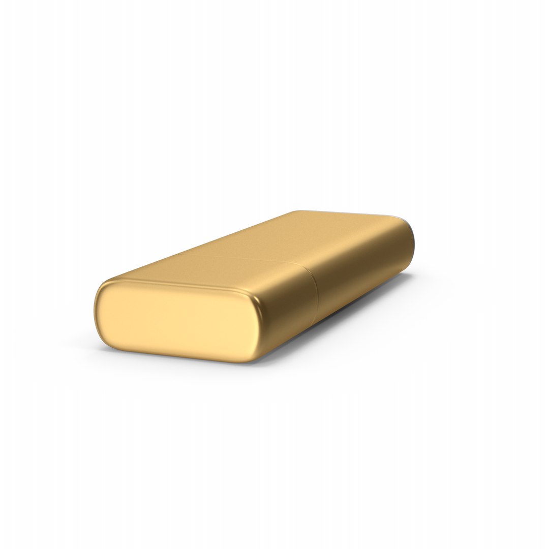 3D USB Flash Drive Gold - TurboSquid 1976773