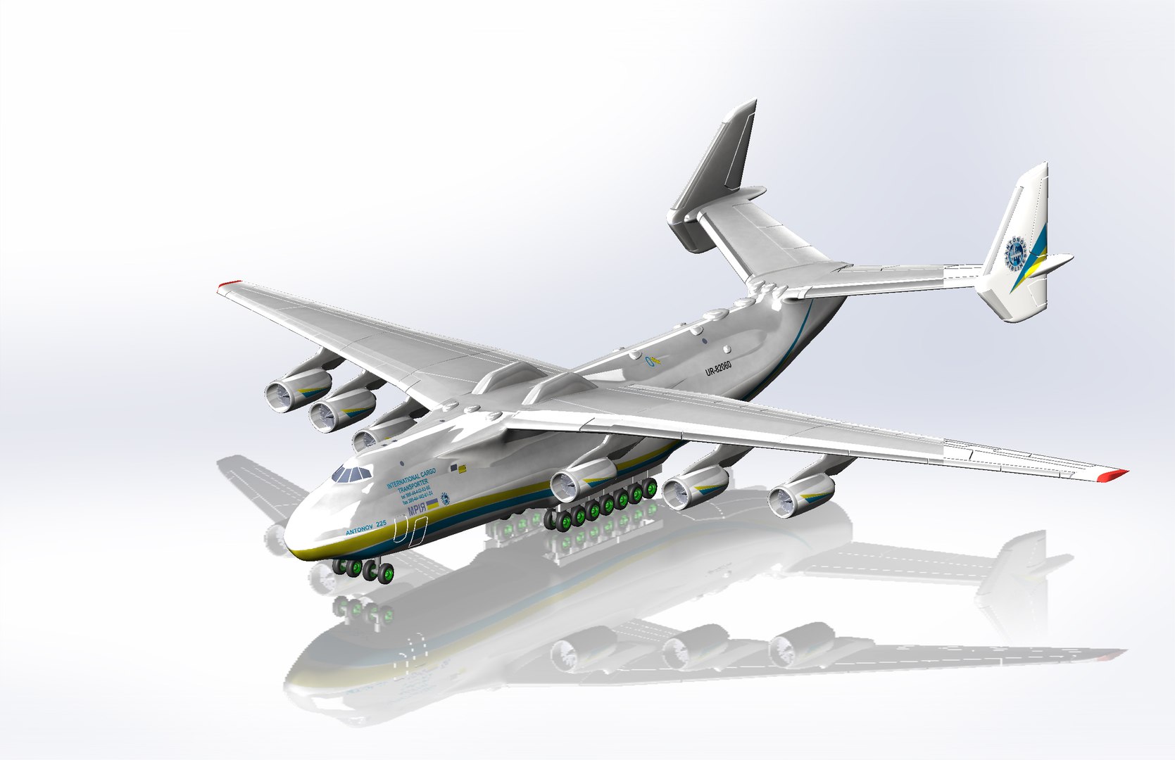 3D Model AN 225 Mriy For 3d Print - TurboSquid 2032770