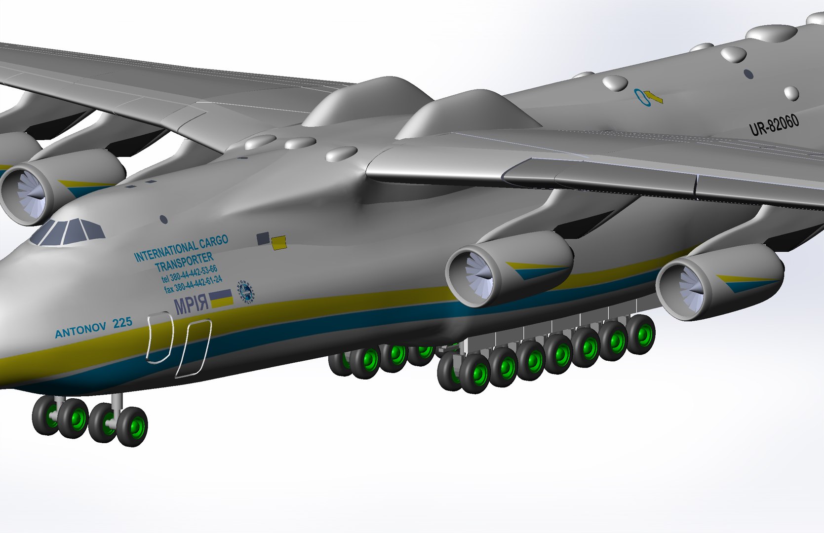 3D Model AN 225 Mriy For 3d Print - TurboSquid 2032770