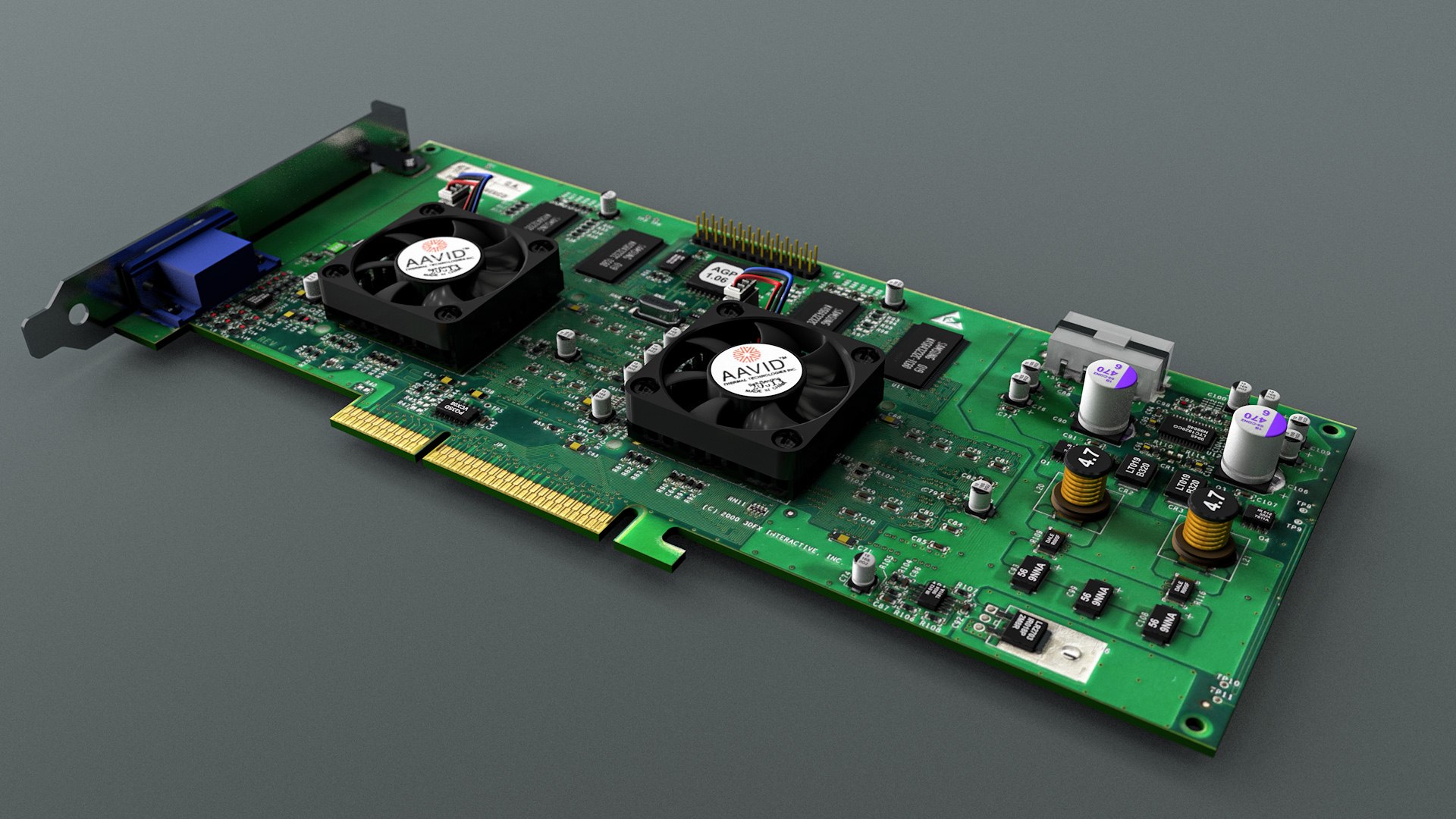 3D Model 3dfx Voodoo 5 5500 - TurboSquid 1652740