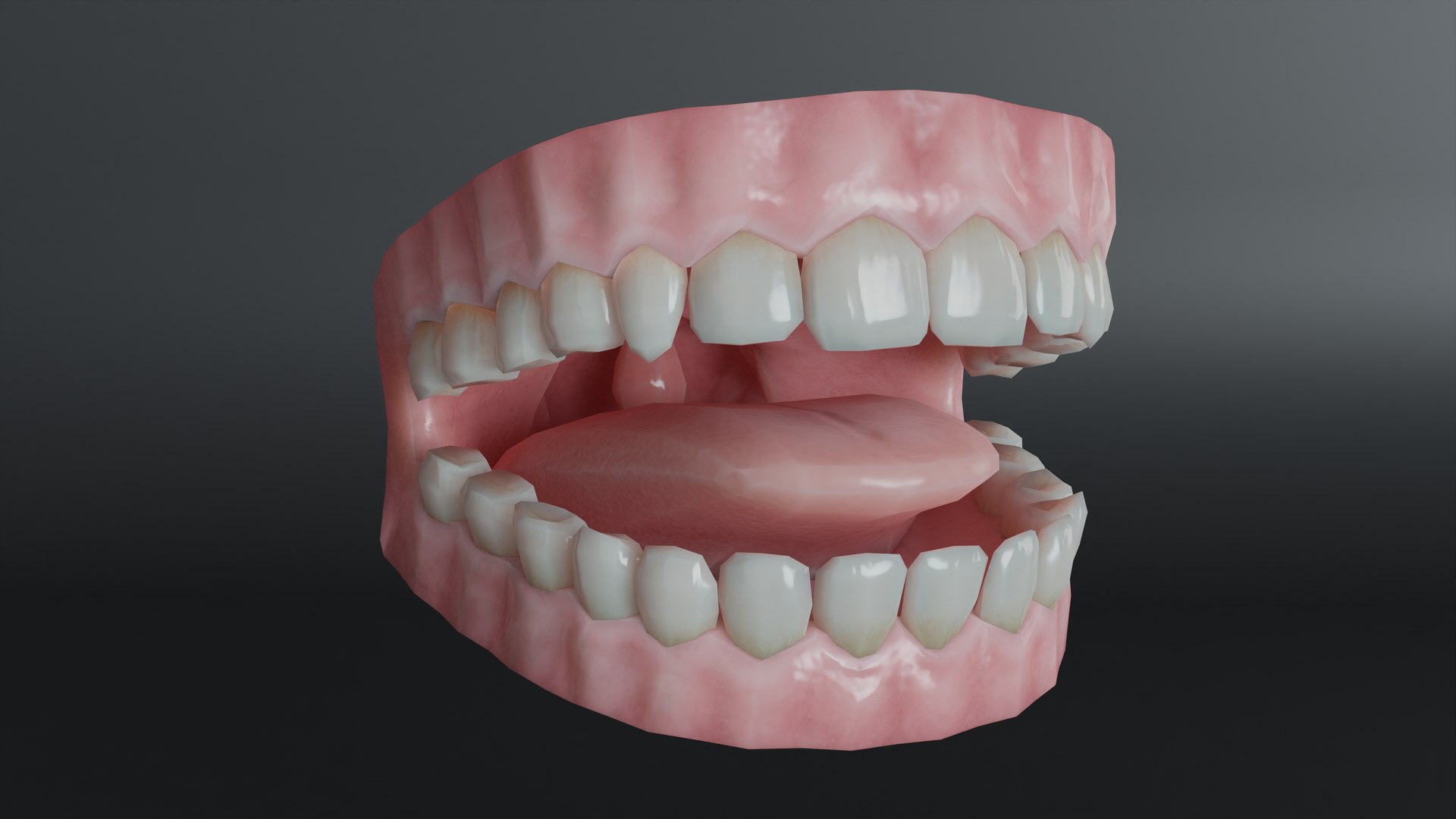 3D Human Teeth - Low Poly Model - TurboSquid 2156786