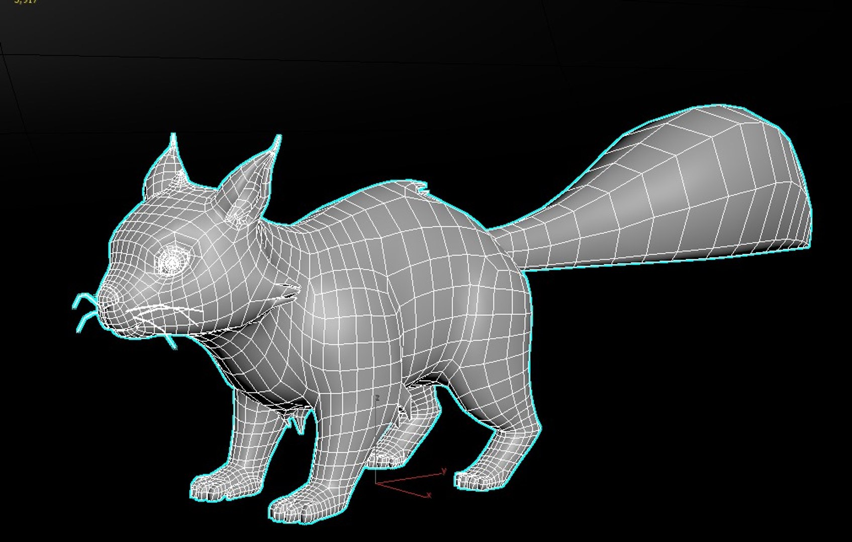 3D Squirrel Animal - TurboSquid 1423475