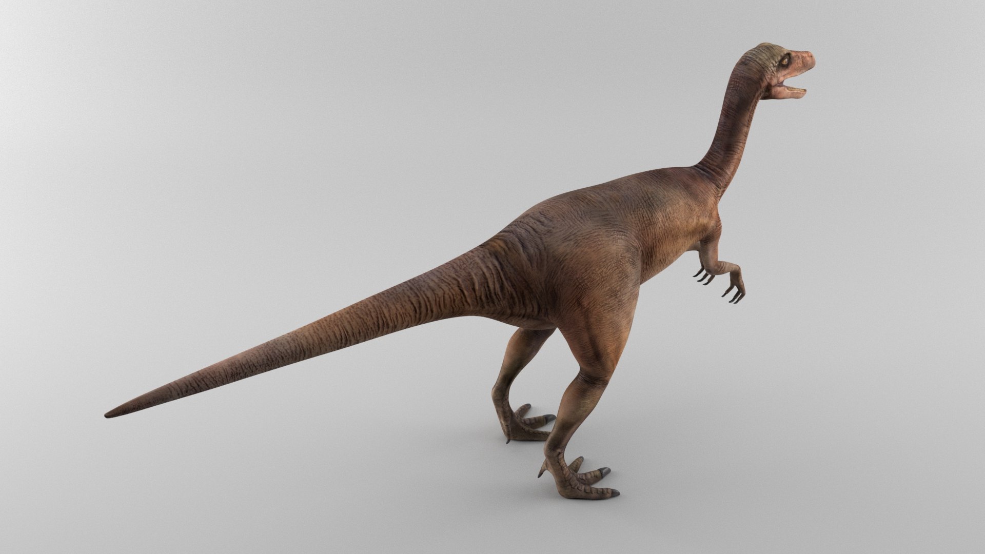 Realistic Gallimimus Rigged 3D Model - TurboSquid 1454396