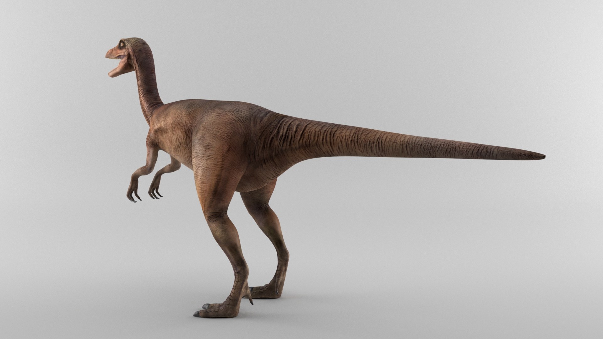 Realistic Gallimimus Rigged 3D Model - TurboSquid 1454396