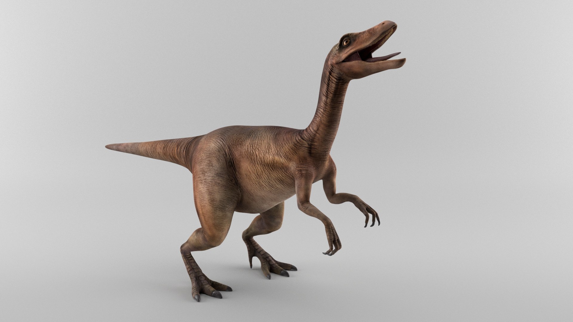 Realistic Gallimimus Rigged 3D Model - TurboSquid 1454396