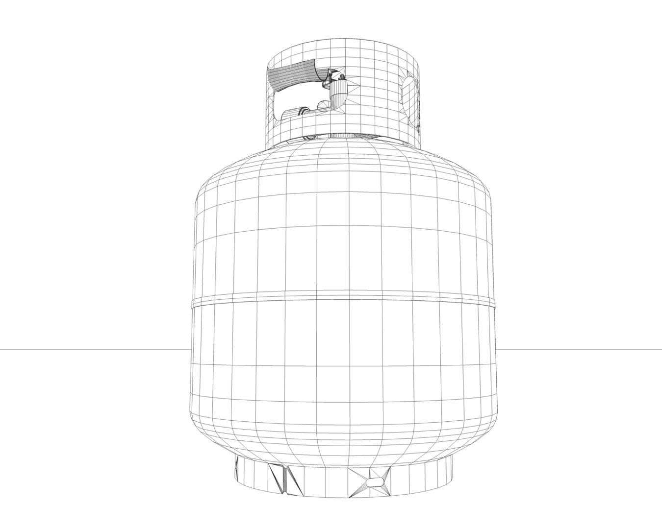 Propane Tank 3d Model