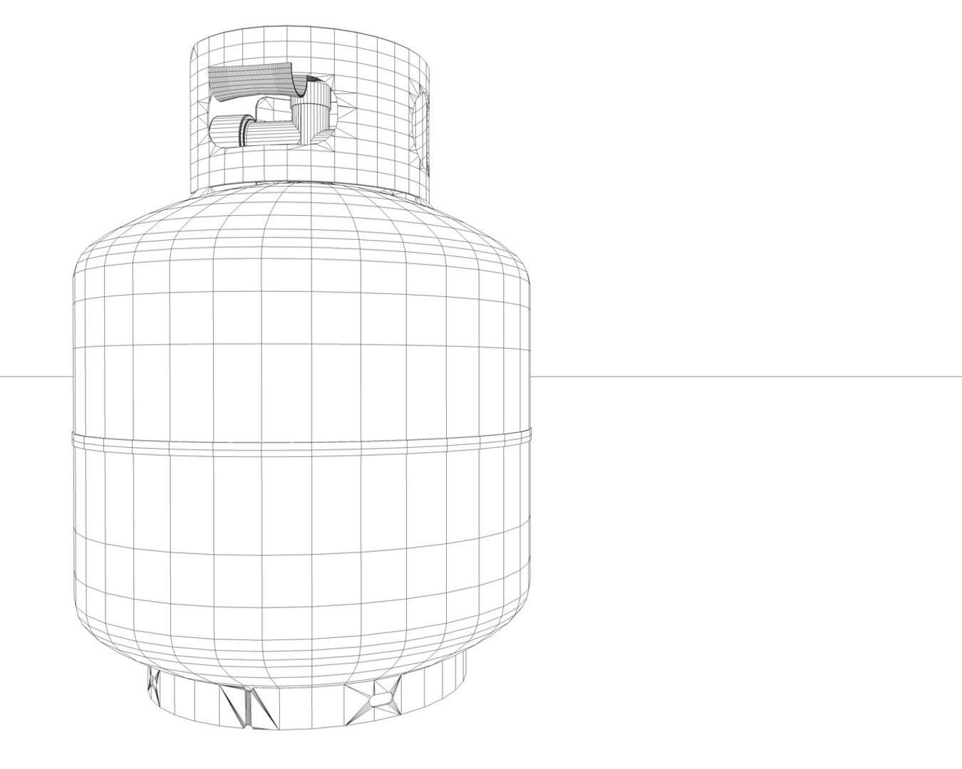 Propane Tank 3d Model