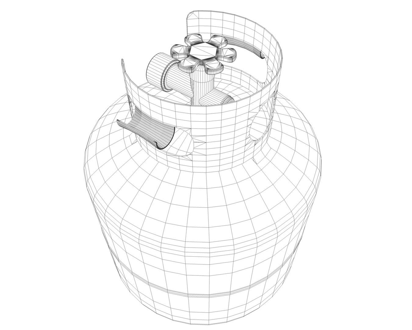 Propane Tank 3d Model